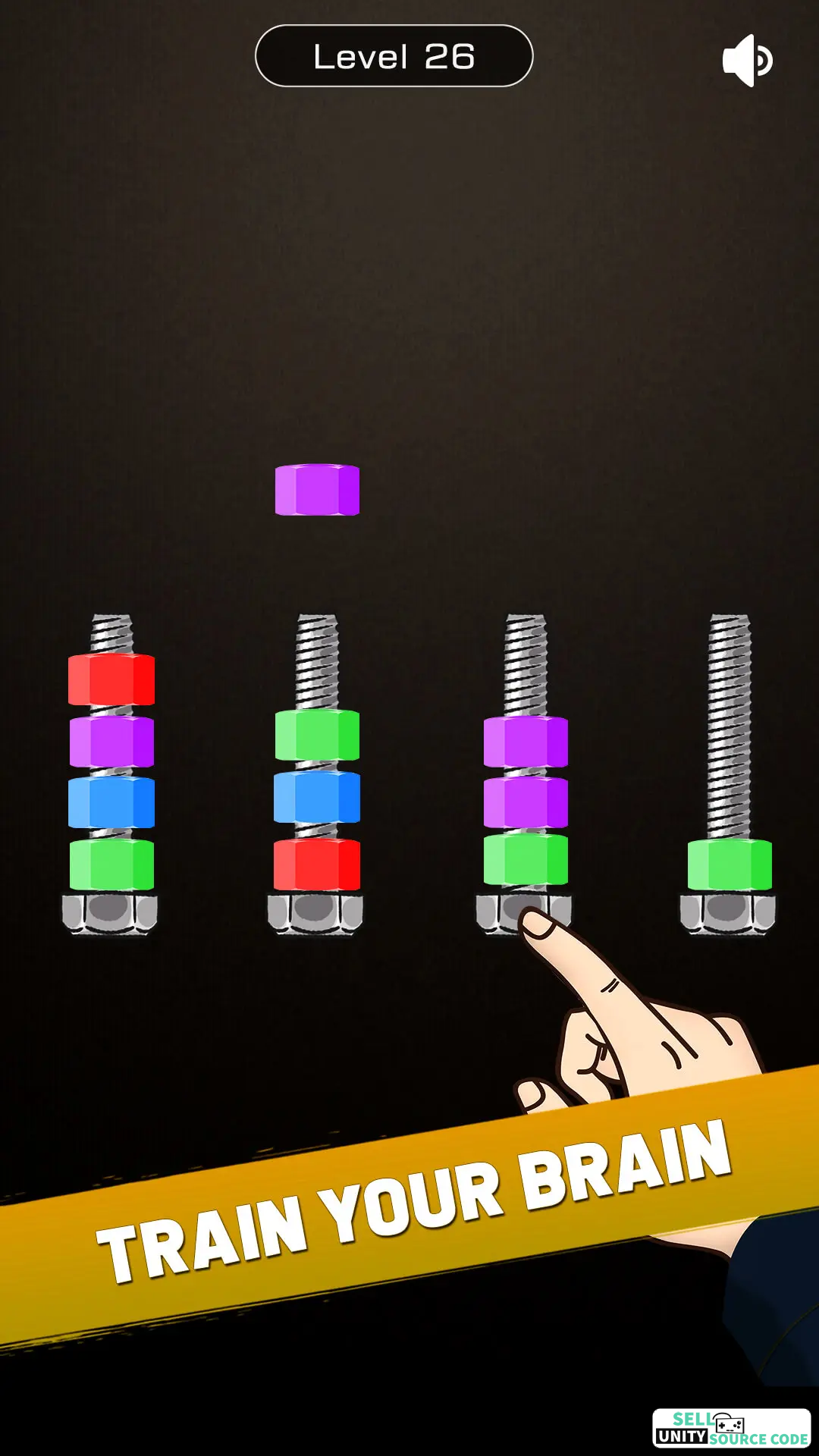 Bolts And Nuts Screw Sort Puzzle - Unitysourcecodemarket